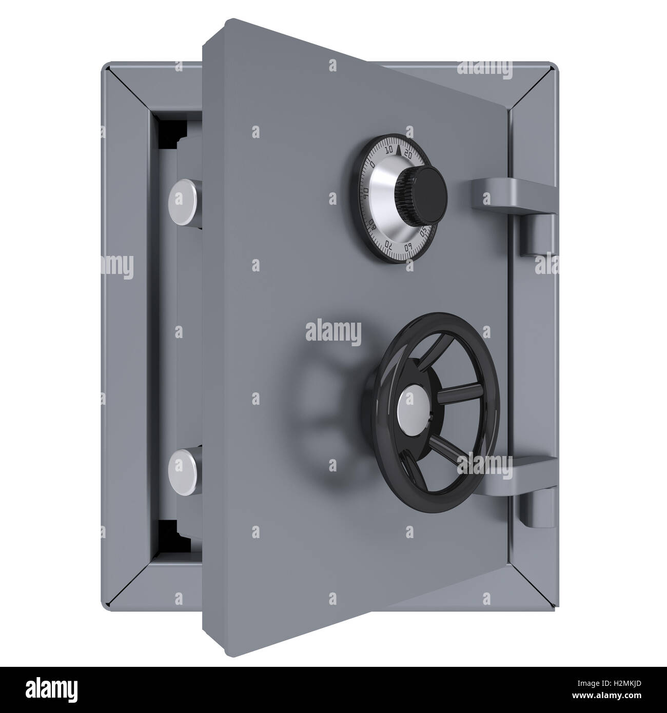 Opened metal safe Stock Photo - Alamy