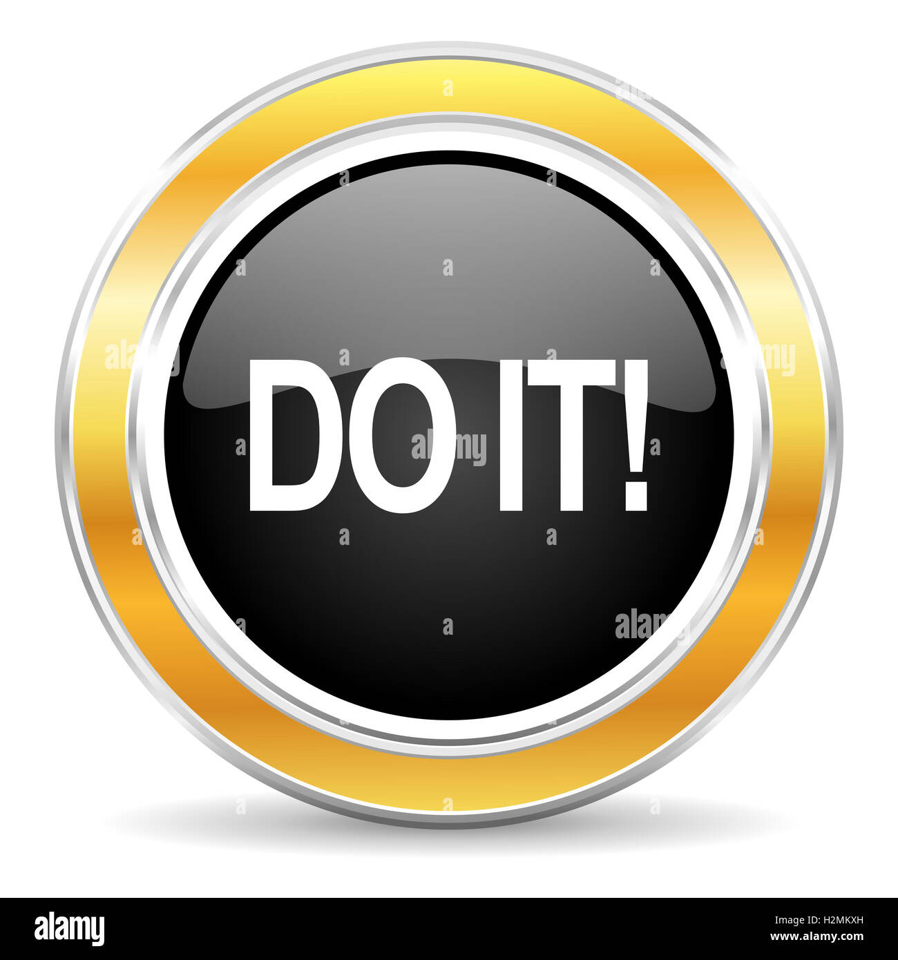 do it icon Stock Photo - Alamy