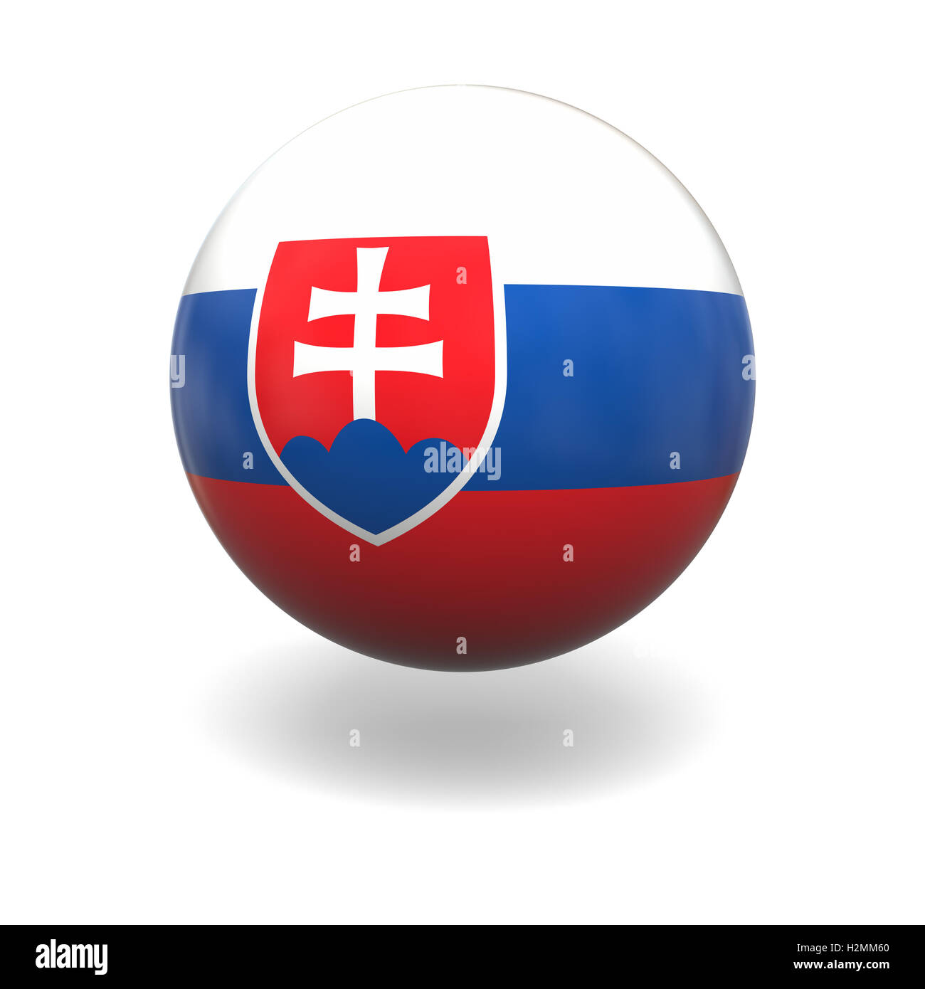 Slovakian national flag hi-res stock photography and images - Alamy