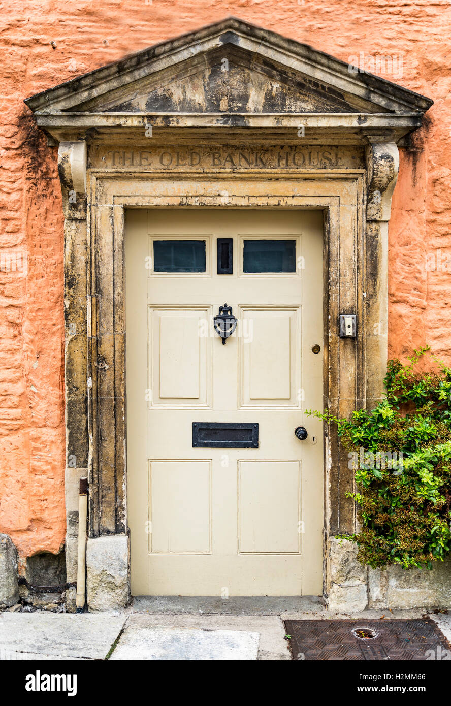 Nice British door Stock Photo - Alamy
