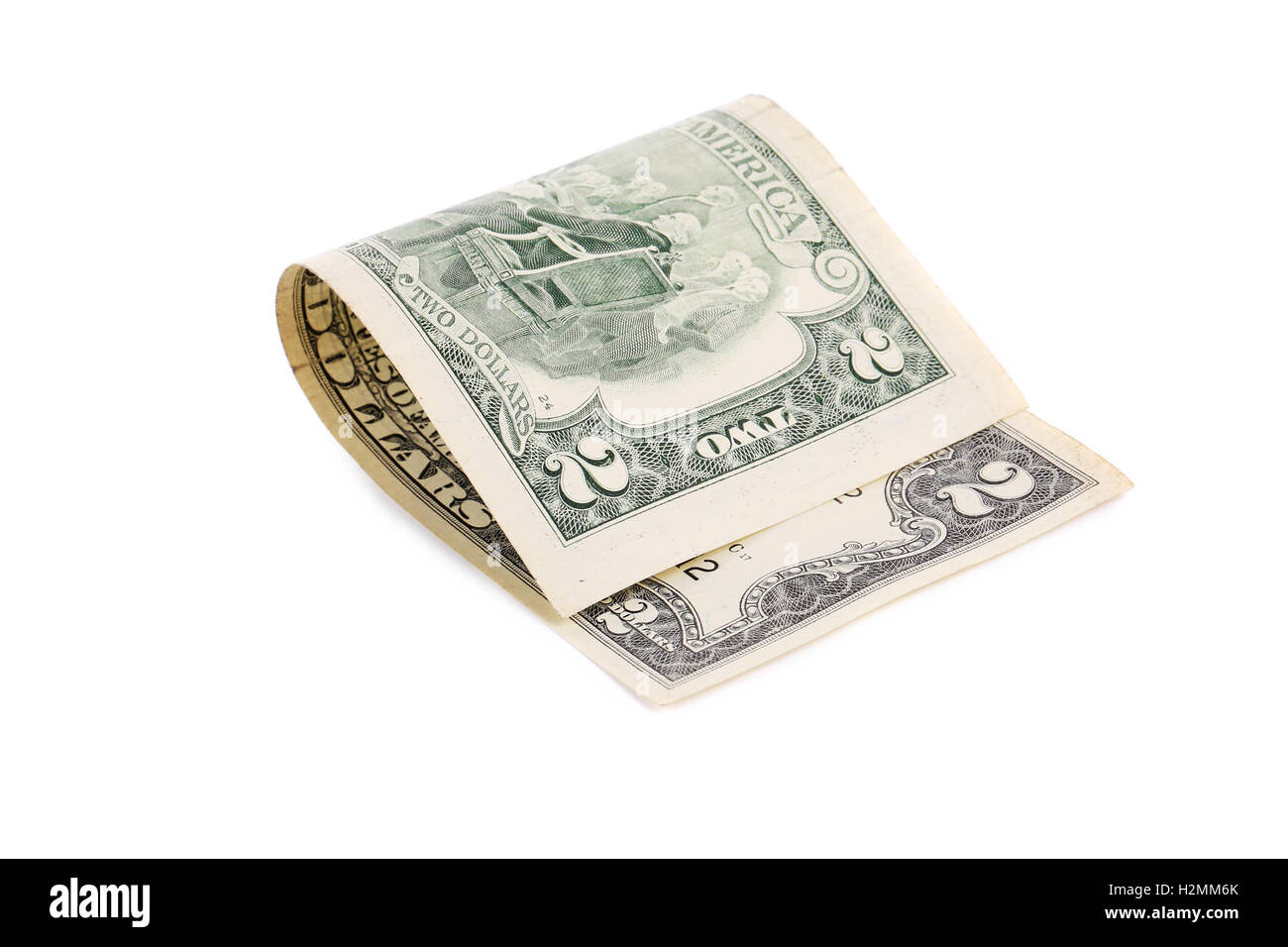 Two dollars bill Stock Photo - Alamy