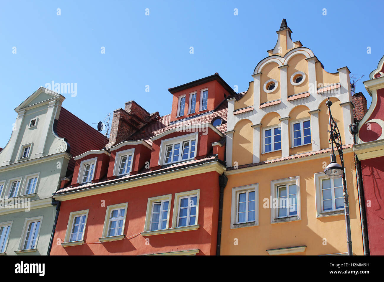 Architecture of Wroclaw, Poland, Europe. City centre, Colorful ...