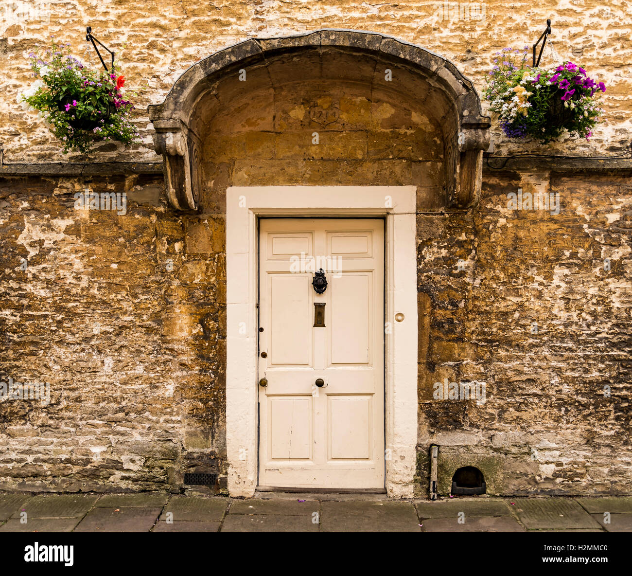 Nice British door Stock Photo - Alamy