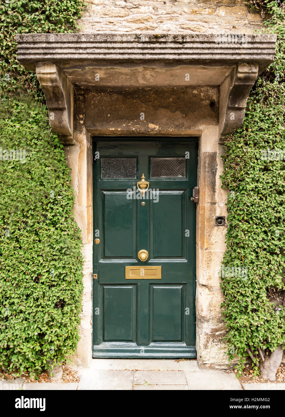 Nice British door Stock Photo - Alamy
