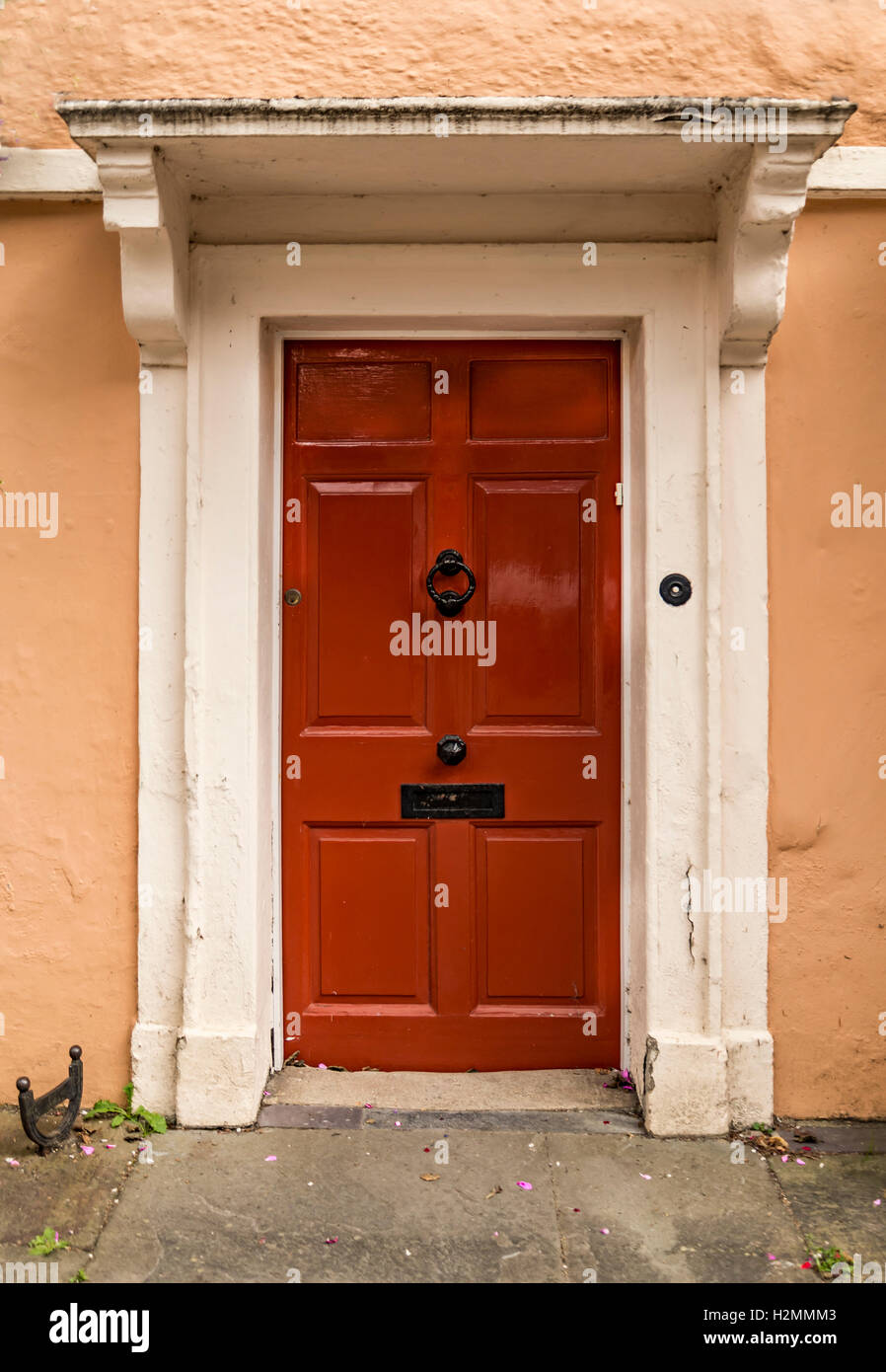 Nice British door Stock Photo - Alamy