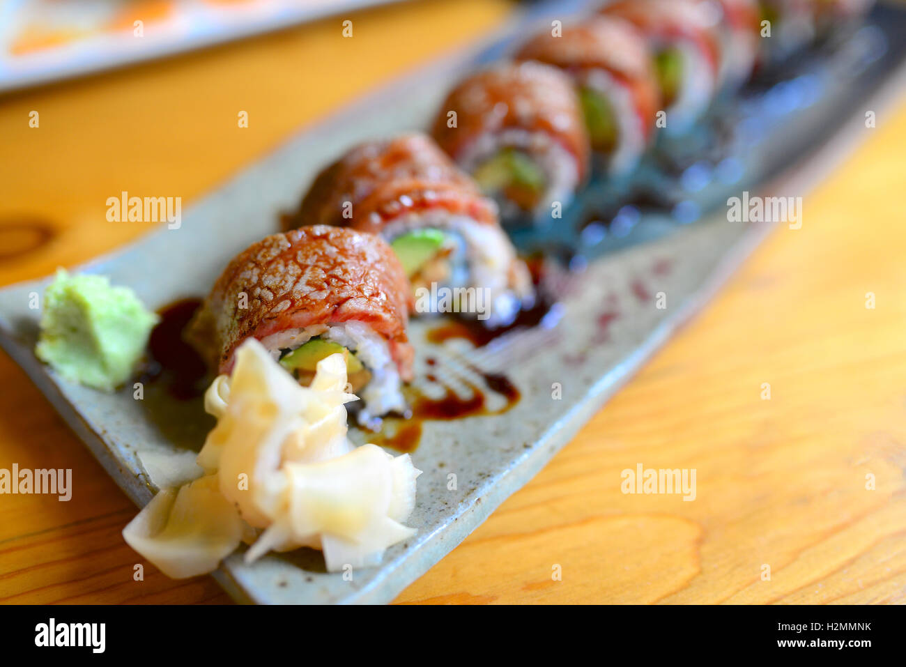 Wagyu beef sushi Stock Photo - Alamy Wagyu beef sushi Stock Photo - Alamy