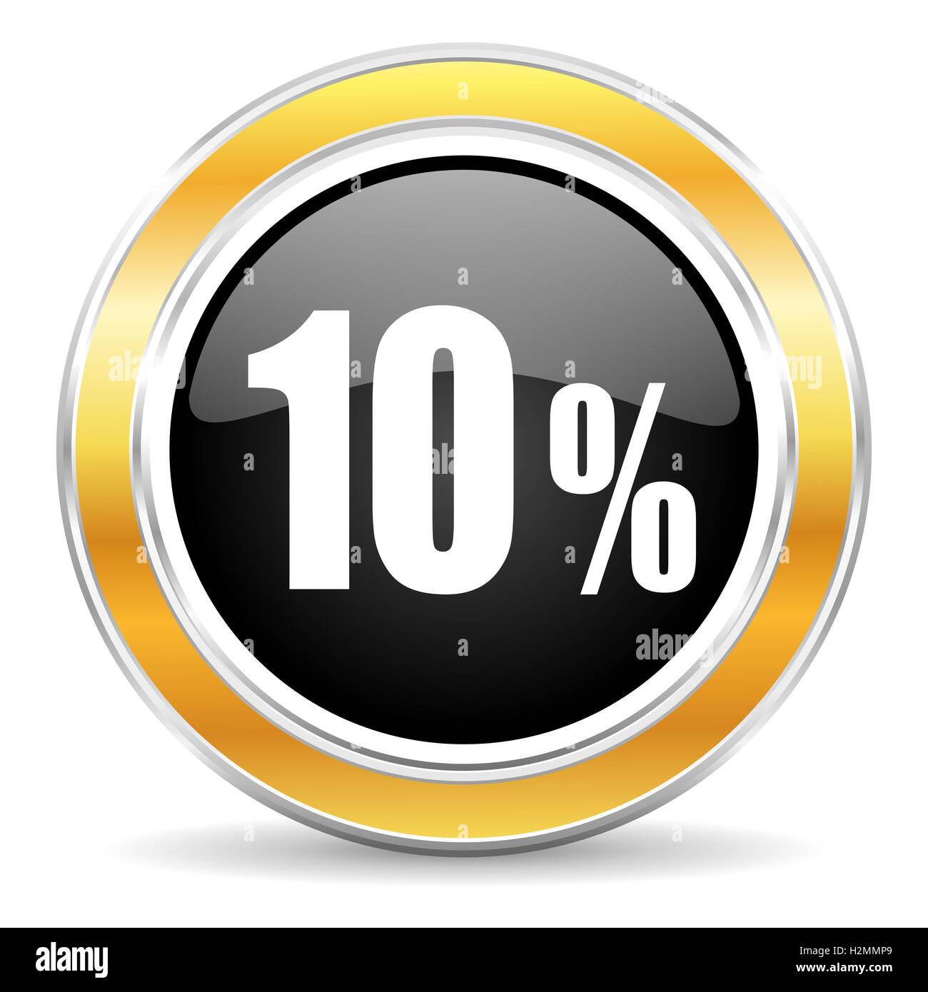 10 percent icon Stock Photo - Alamy