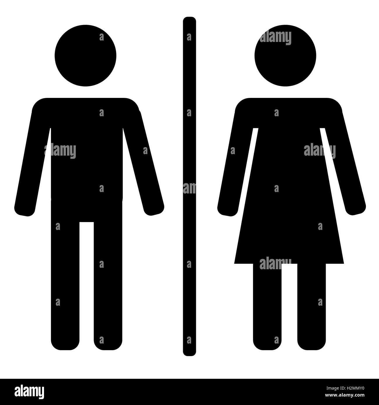 Male and female sign Stock Photo - Alamy