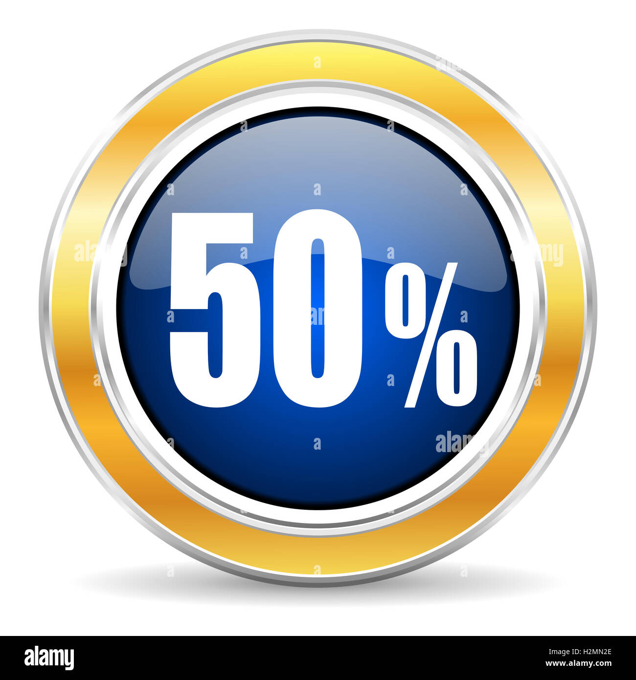 50 percent icon hi-res stock photography and images - Alamy