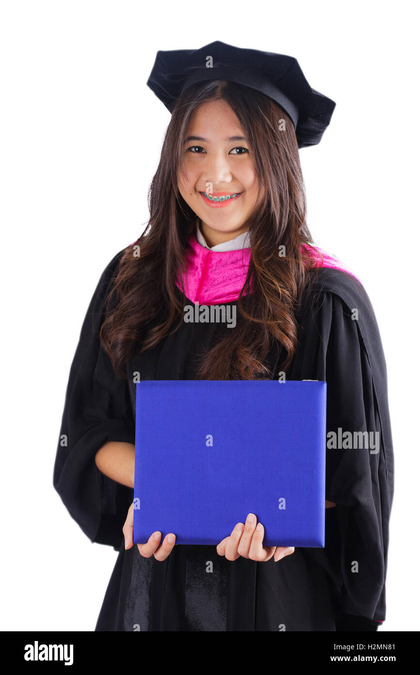 Female college graduate Stock Photo - Alamy