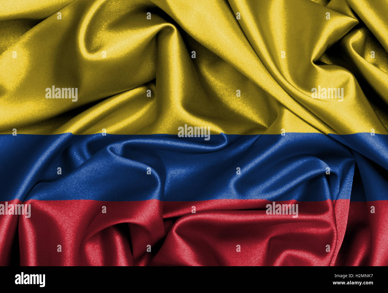 Satin flag, three dimensional render Stock Photo - Alamy
