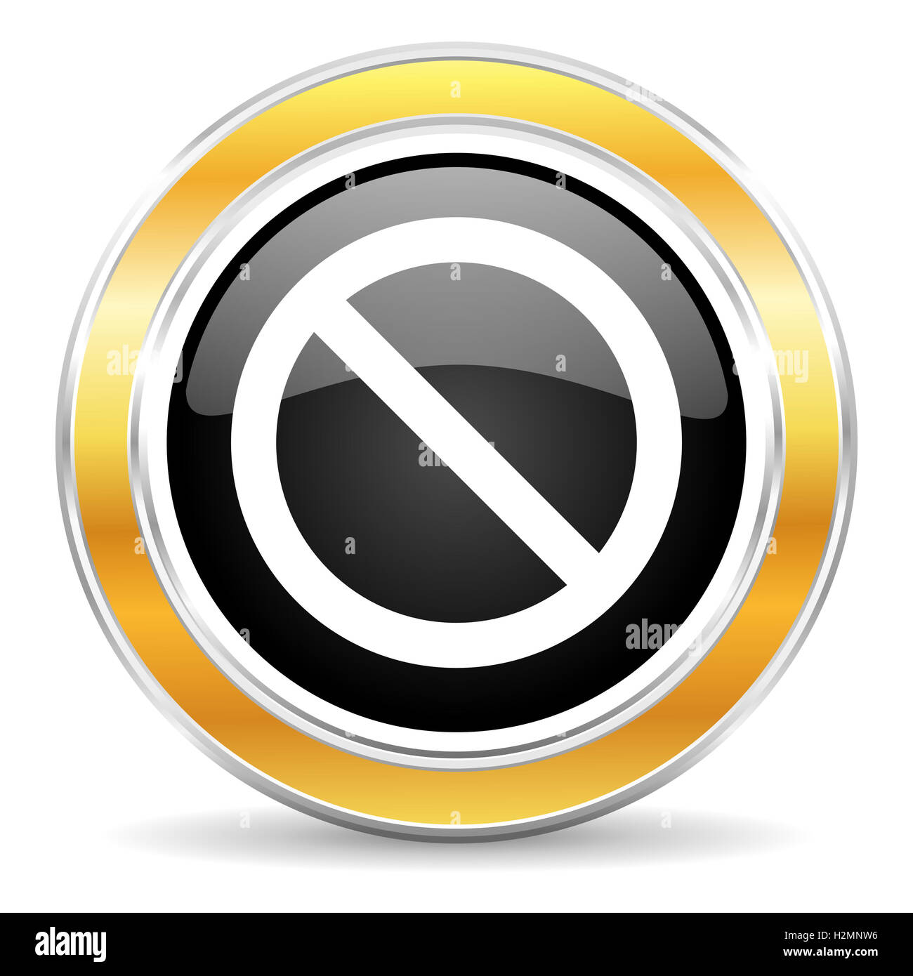 Denied icon hi-res stock photography and images - Alamy