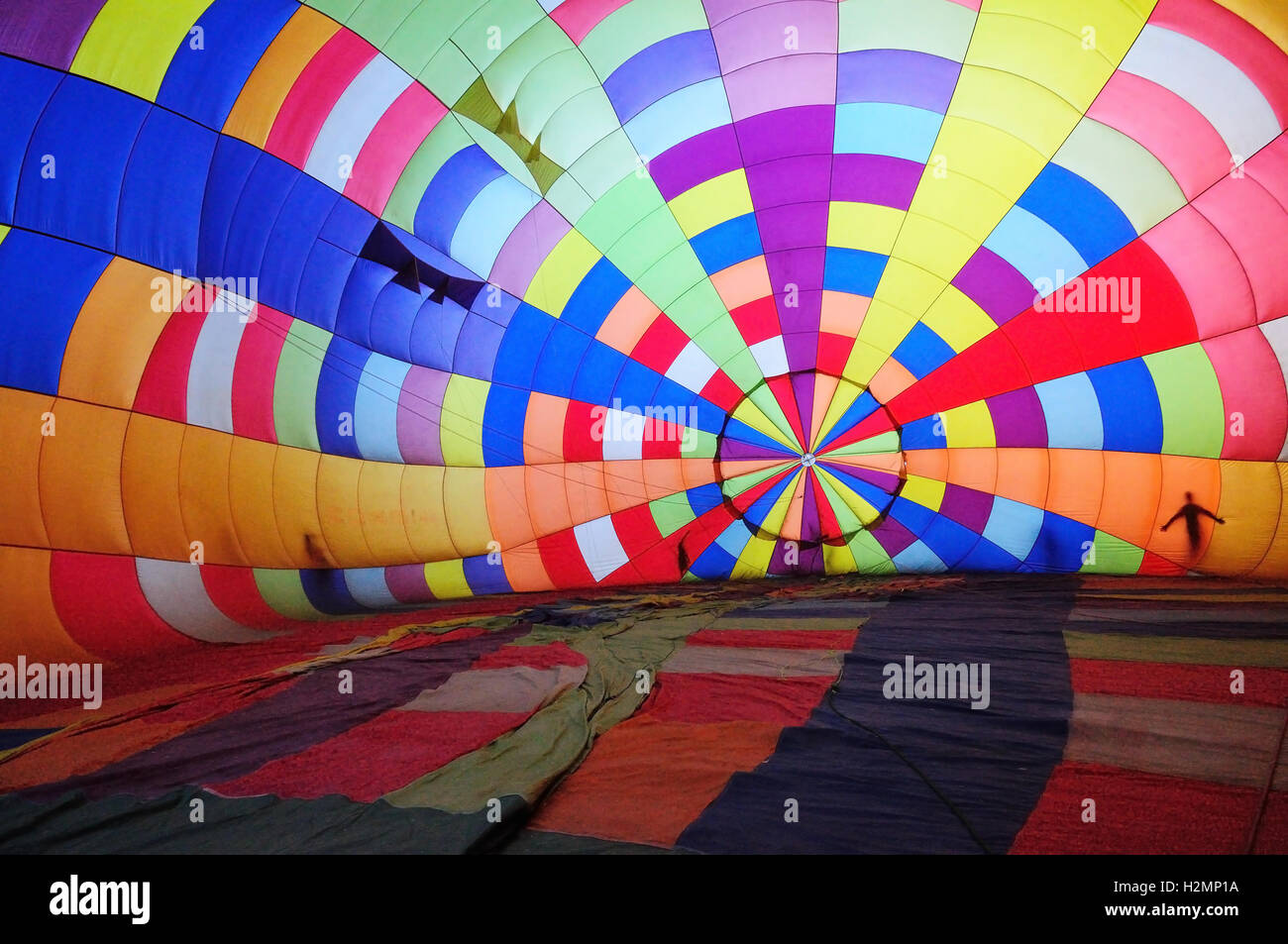 hot air balloon, inside Stock Photo - Alamy