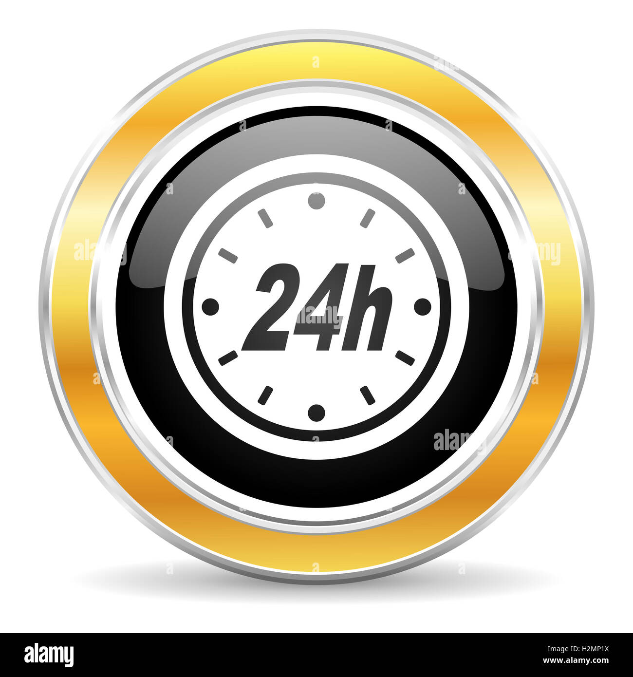24h icon hi-res stock photography and images - Alamy