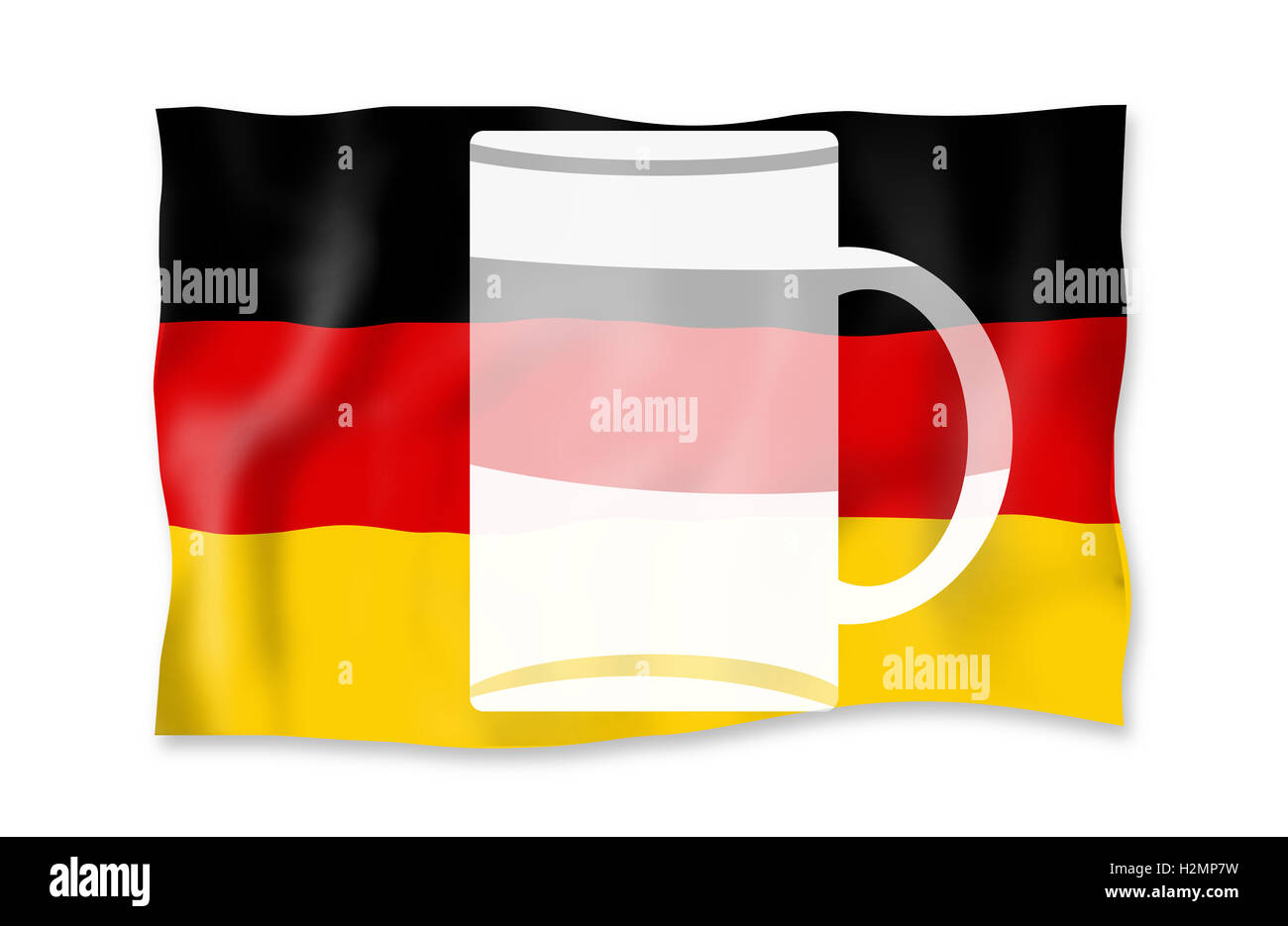 Germanys true national flag fresh funny design Stock Photo - Alamy