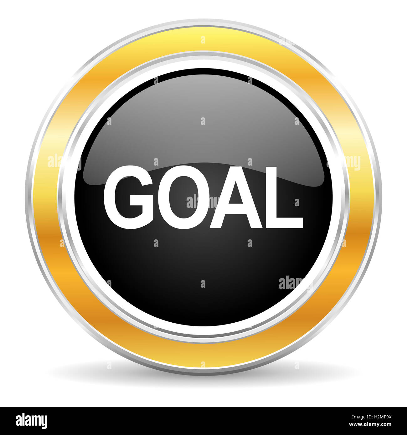 Goal icon Cut Out Stock Images & Pictures - Alamy