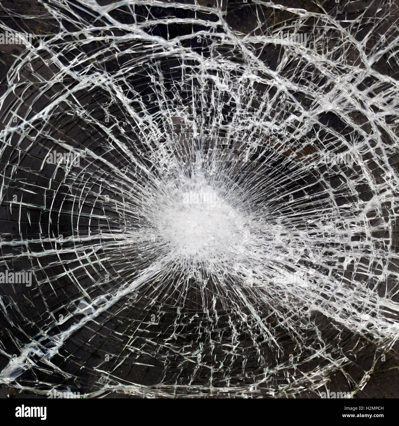 Shattered glass broken window hi-res stock photography and images - Alamy
