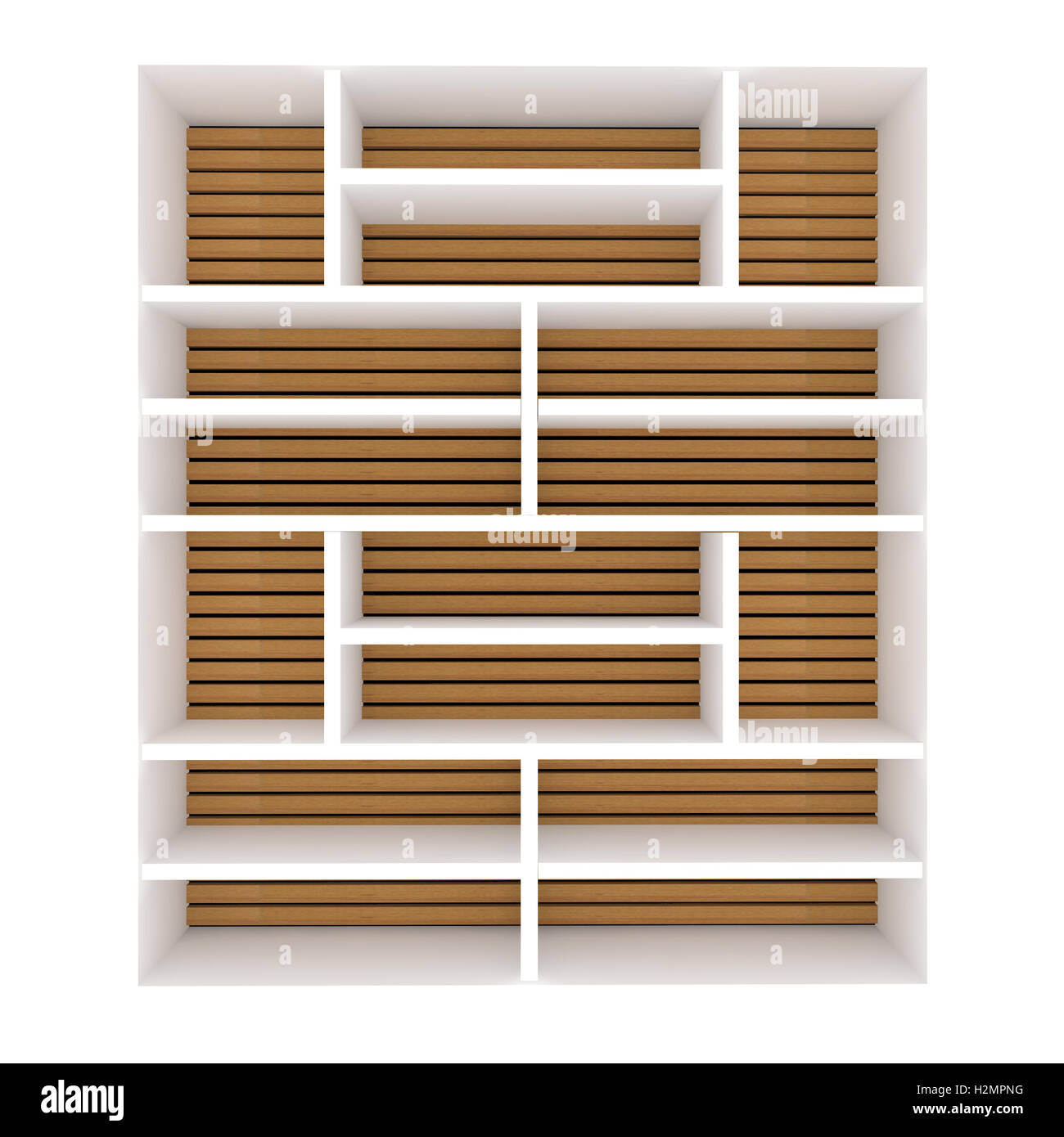 Empty living room bookshelf hi-res stock photography and images - Alamy