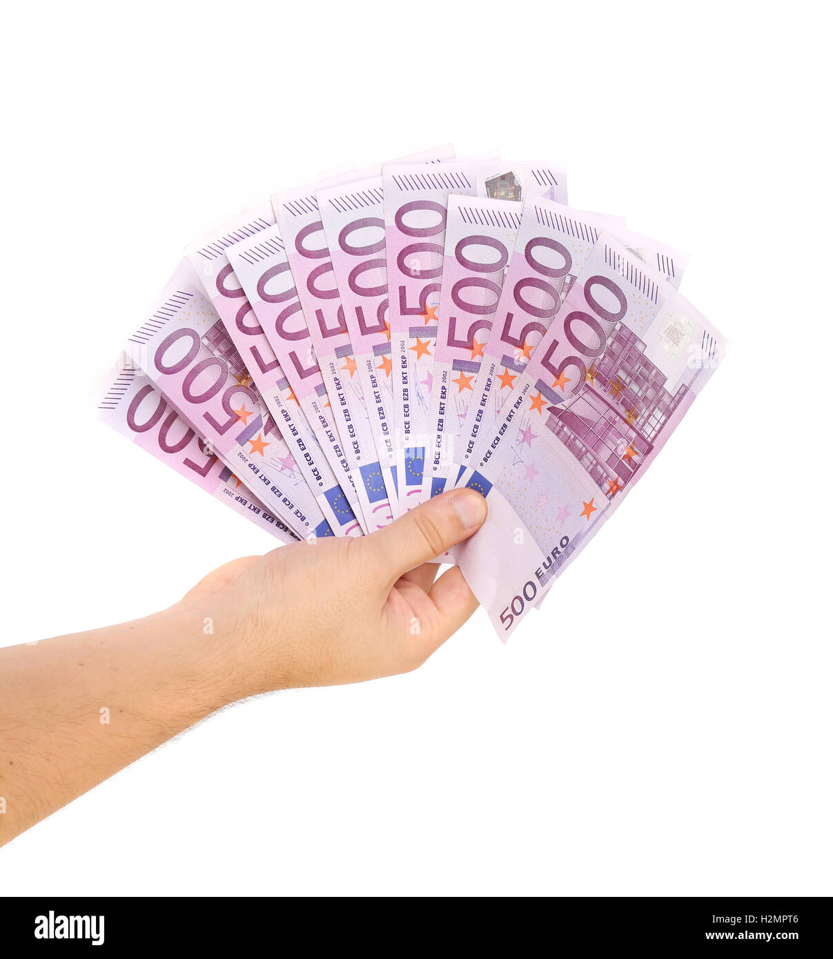 Two 50 euro notes Cut Out Stock Images & Pictures - Alamy