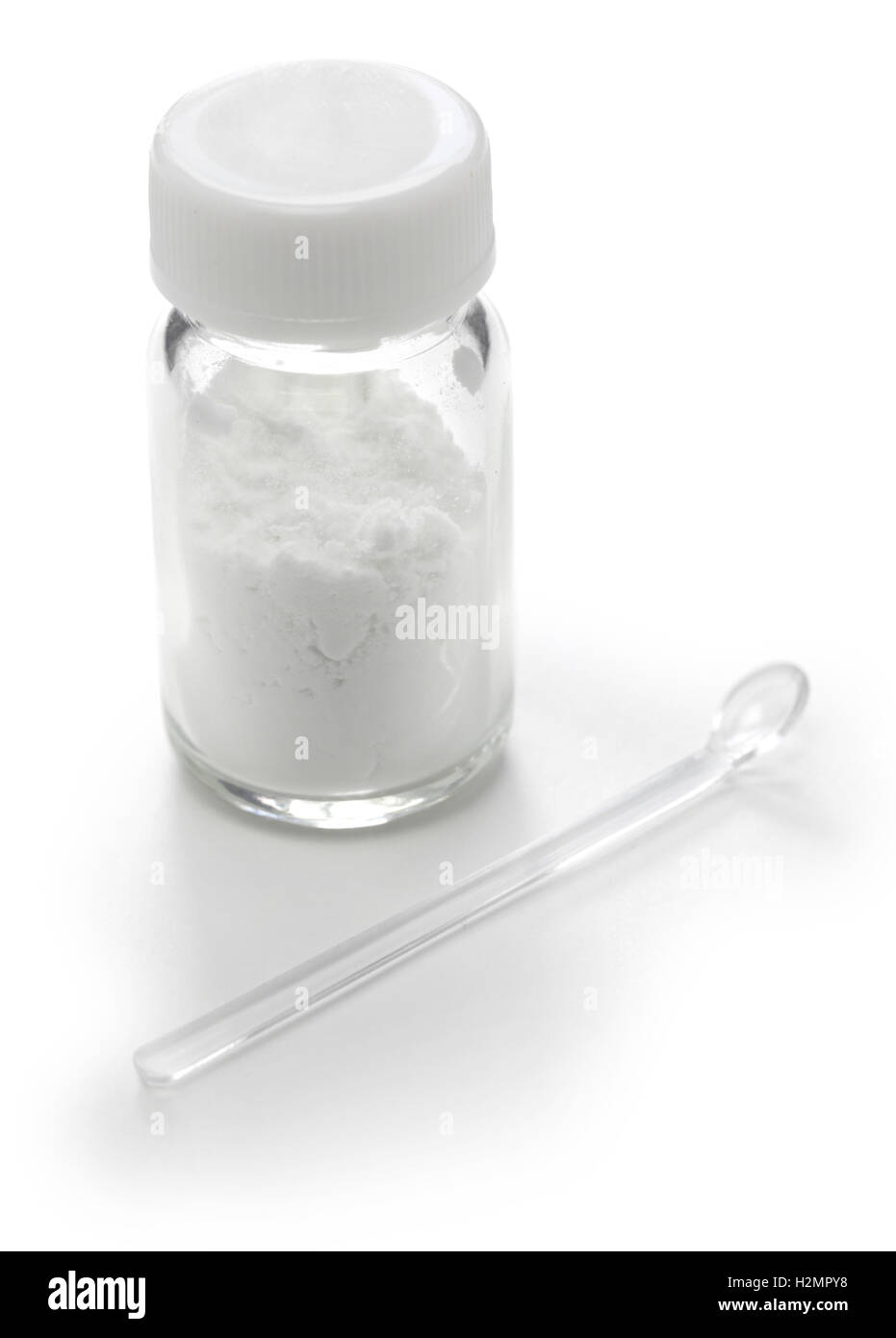 cream of tartar on white background Stock Photo - Alamy