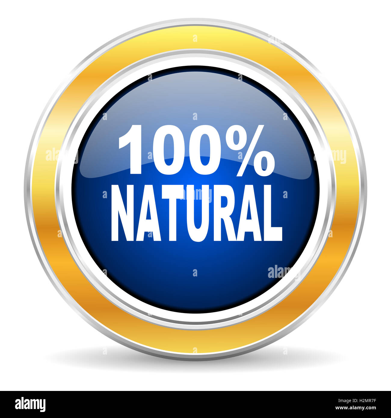 100 percent natural icon Cut Out Stock Images & Pictures - Alamy