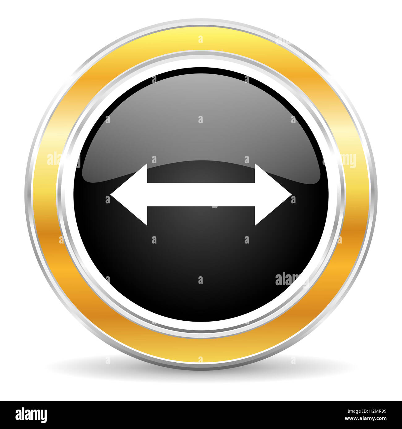 Arrow button icon Cut Out Stock Images & Pictures - Alamy