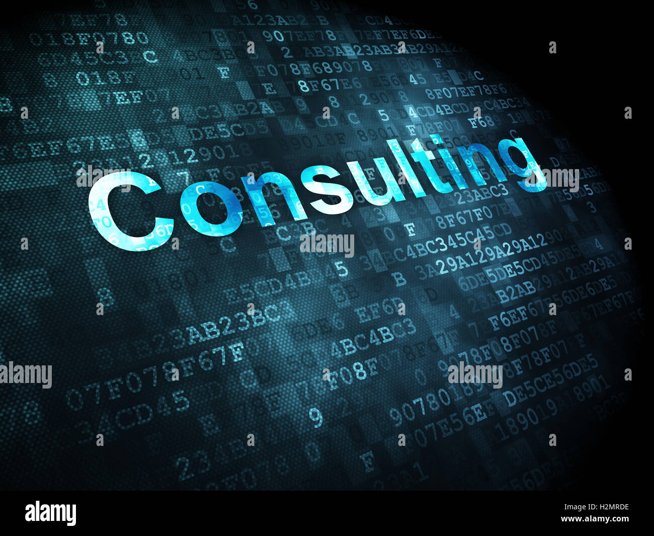 Business concept: Consulting on digital background Stock Photo - Alamy