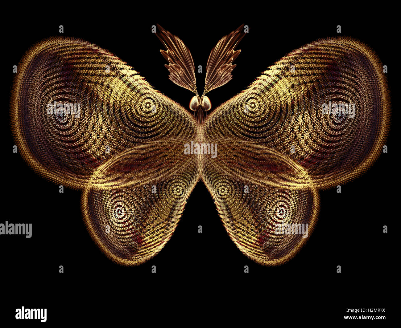 Illusion of Butterfly Stock Photo - Alamy