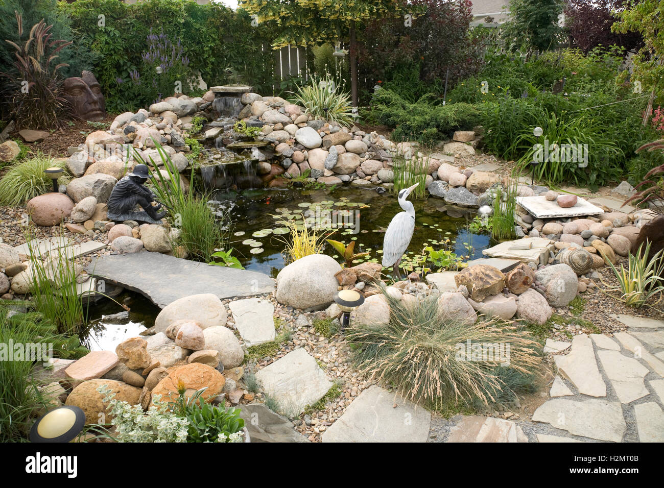 Fish garden feature hi-res stock photography and images - Alamy