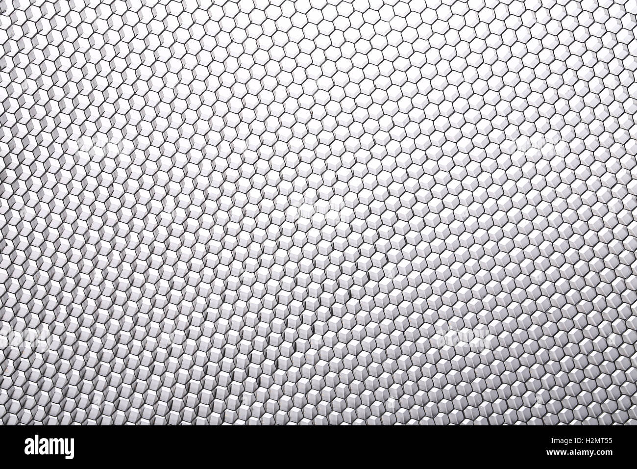 Metal hexagonal mesh Stock Photo - Alamy