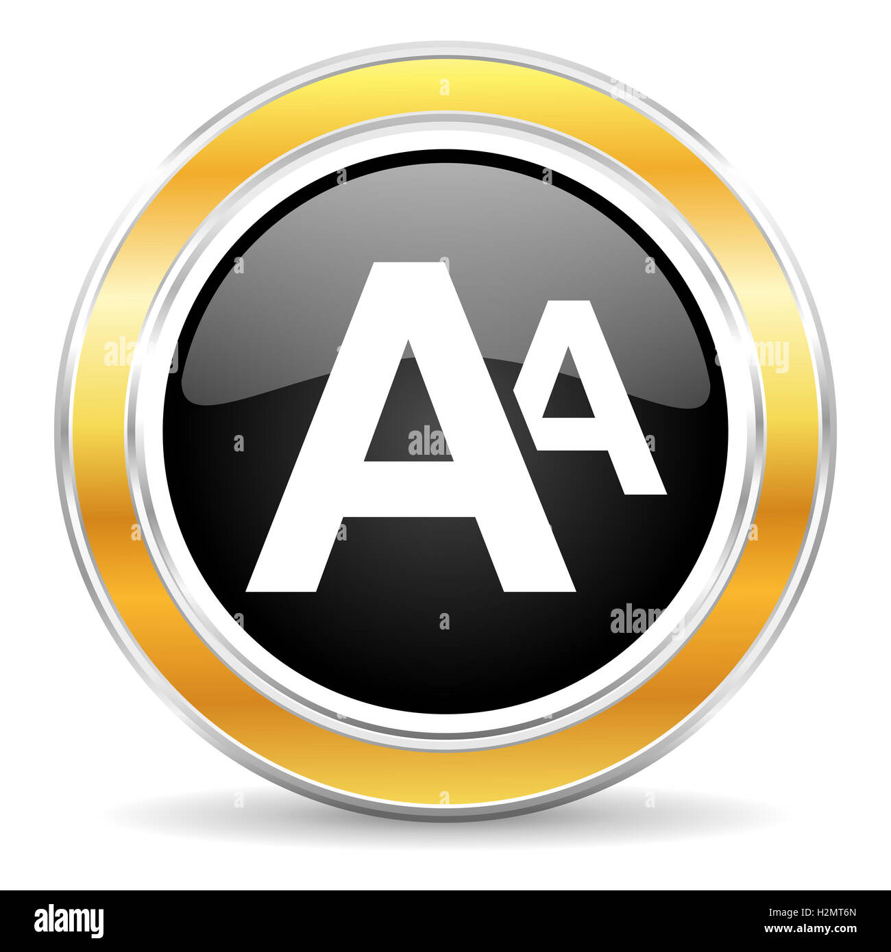 Alphabet icon hi-res stock photography and images - Alamy
