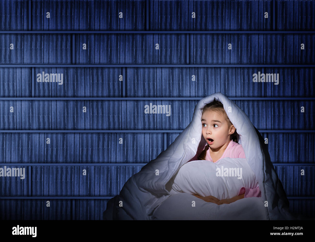 Scared child nightmare covers hi-res stock photography and images - Alamy
