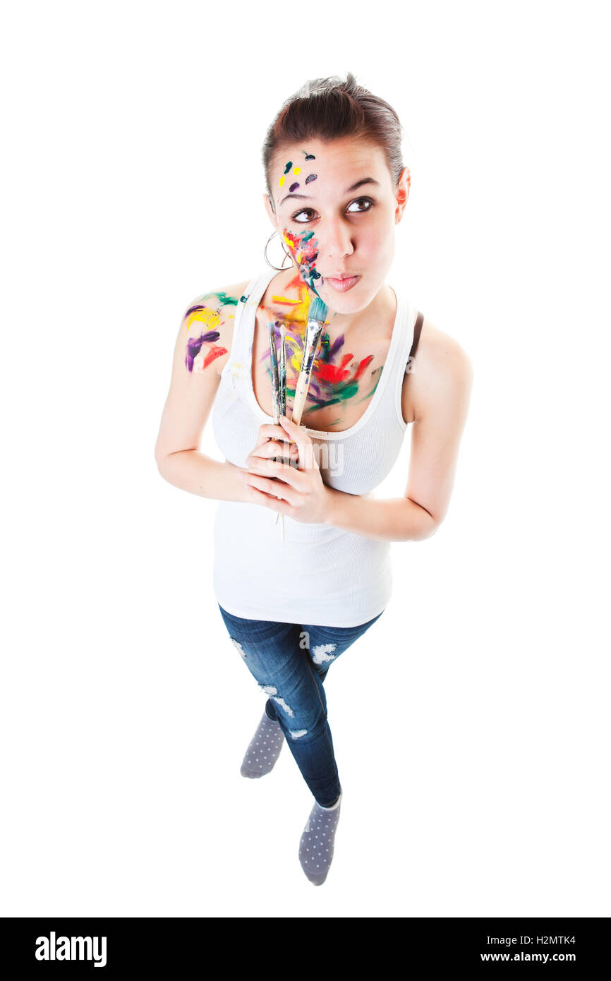 Artist thinking hi-res stock photography and images - Alamy