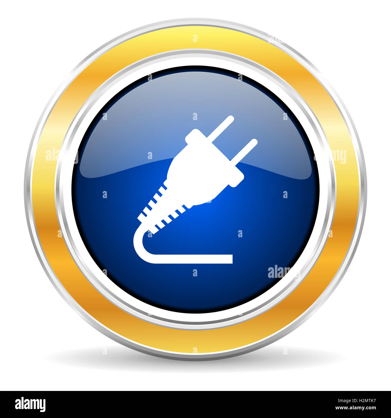 Chrome plug socket Cut Out Stock Images & Pictures - Alamy