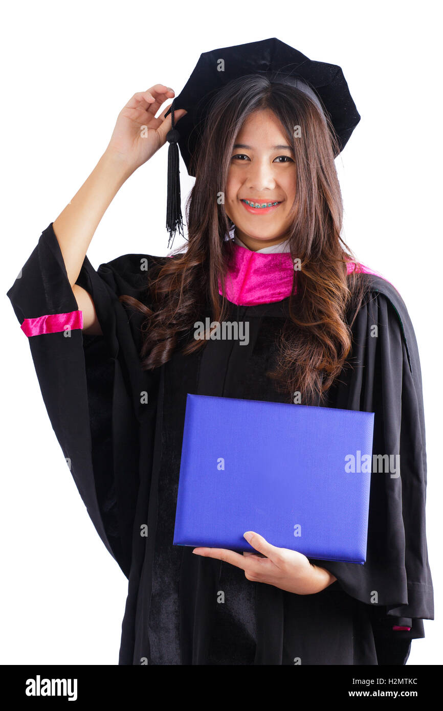 Female college graduate Stock Photo - Alamy