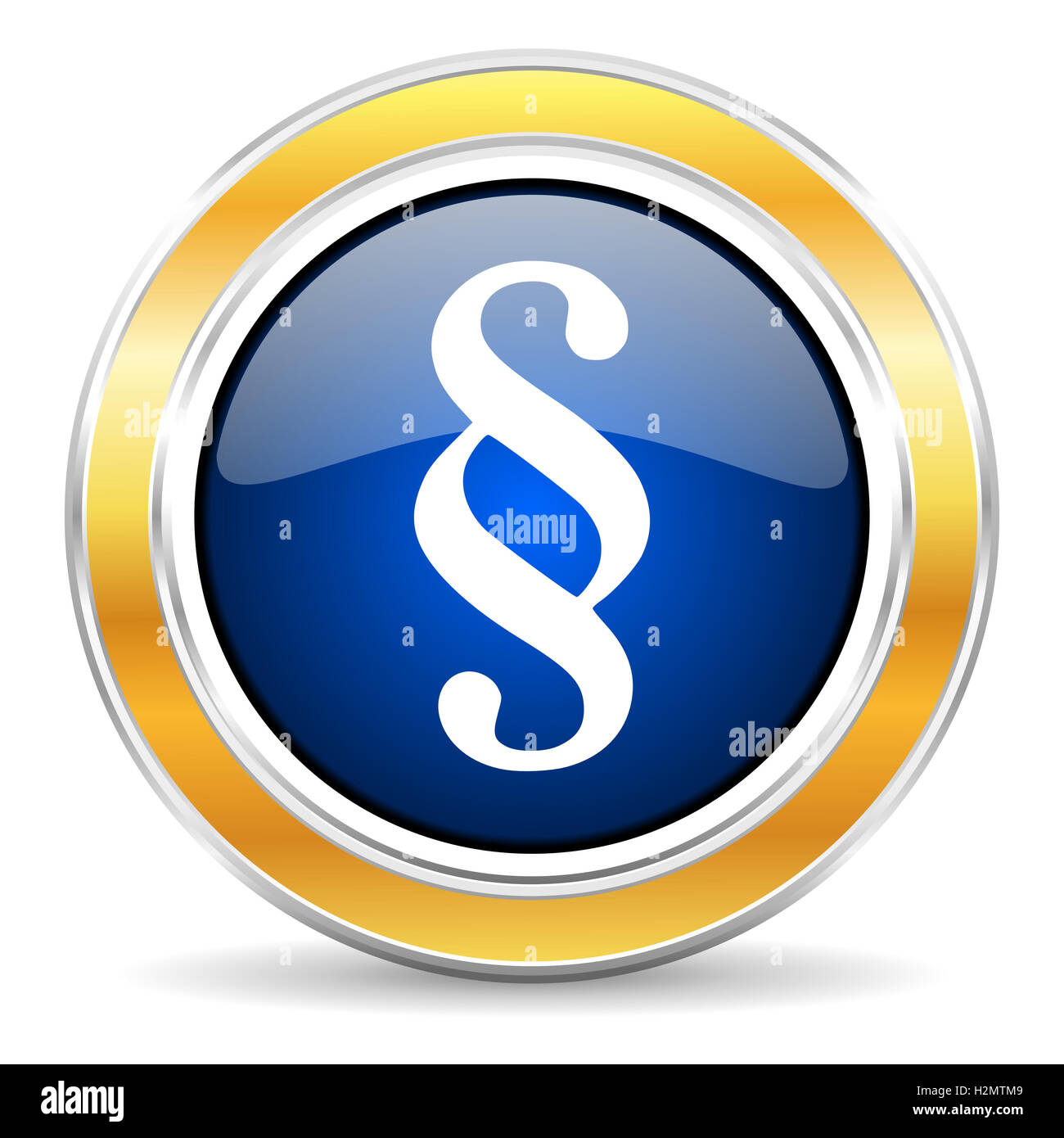 Golden paragraph sign court hi-res stock photography and images - Alamy