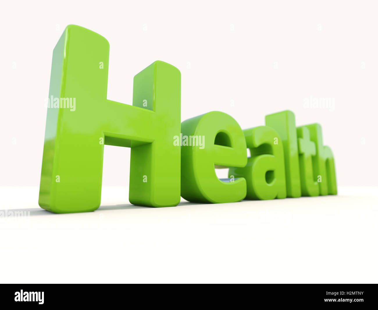 3d word health Stock Photo - Alamy