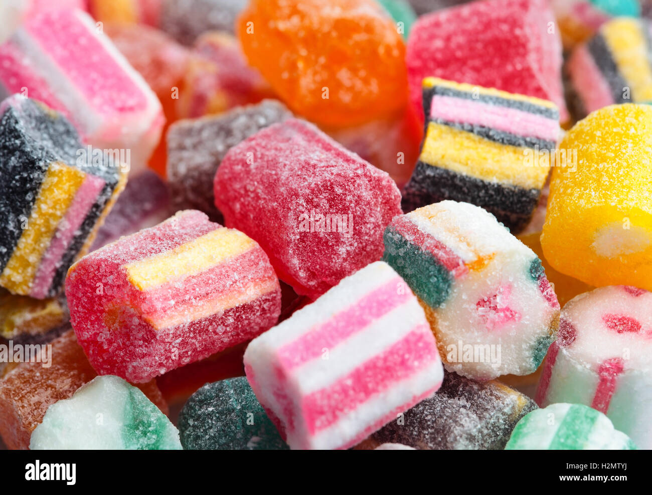 Peppermint candies close up Stock Photo - Alamy