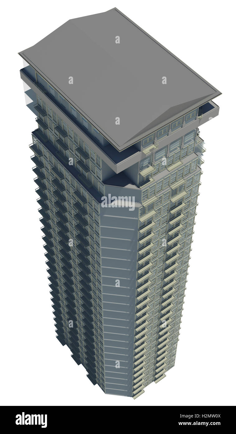 Highly detailed building Stock Photo - Alamy