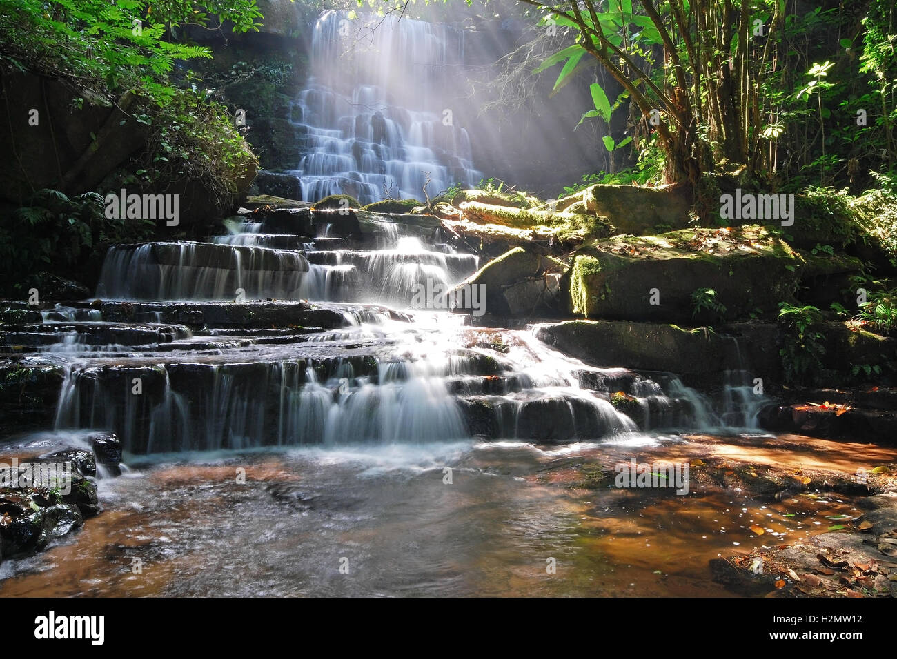 Man Dang Waterfall Stock Photo - Alamy