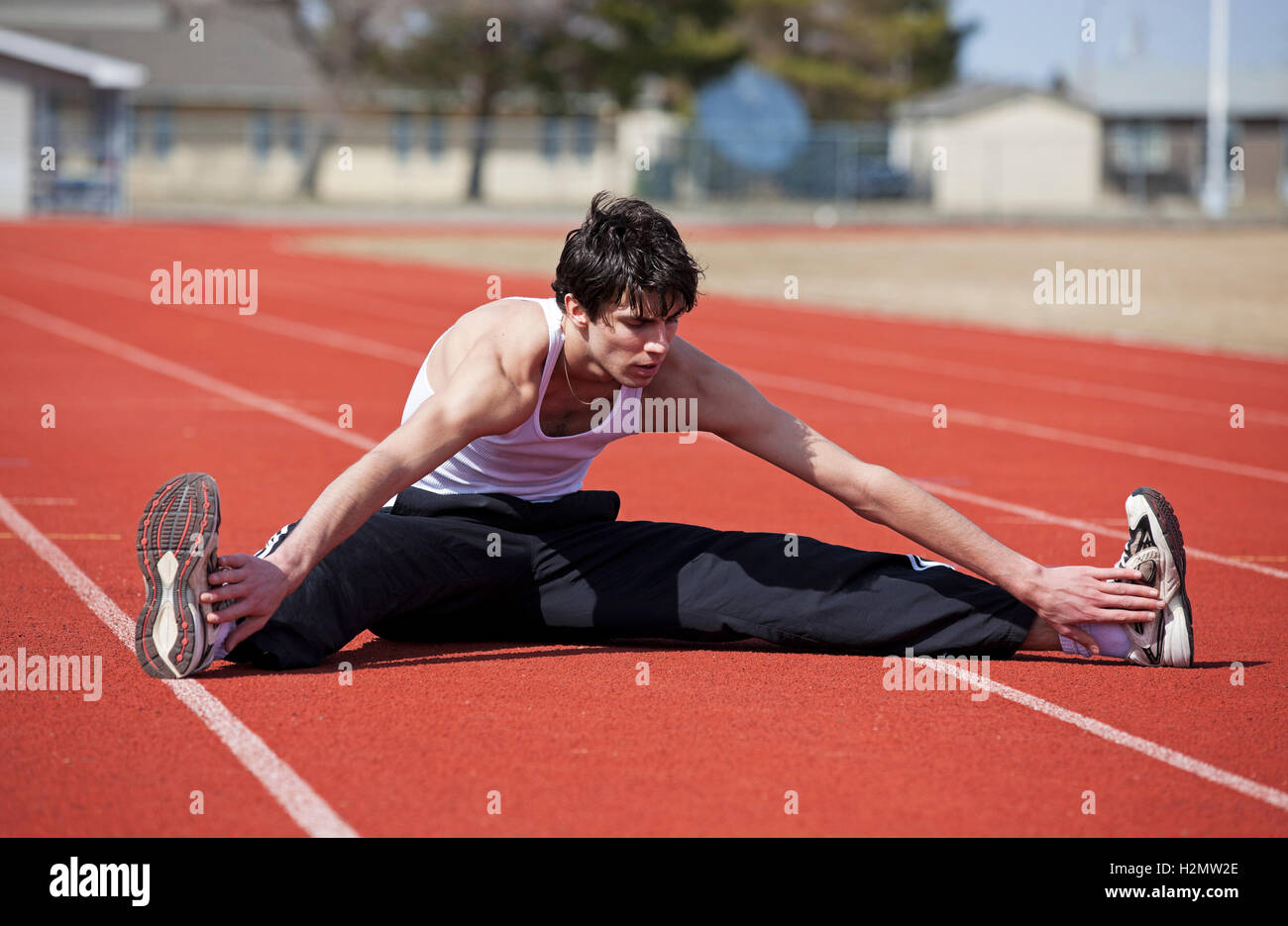 Lanes stretch hi-res stock photography and images - Alamy