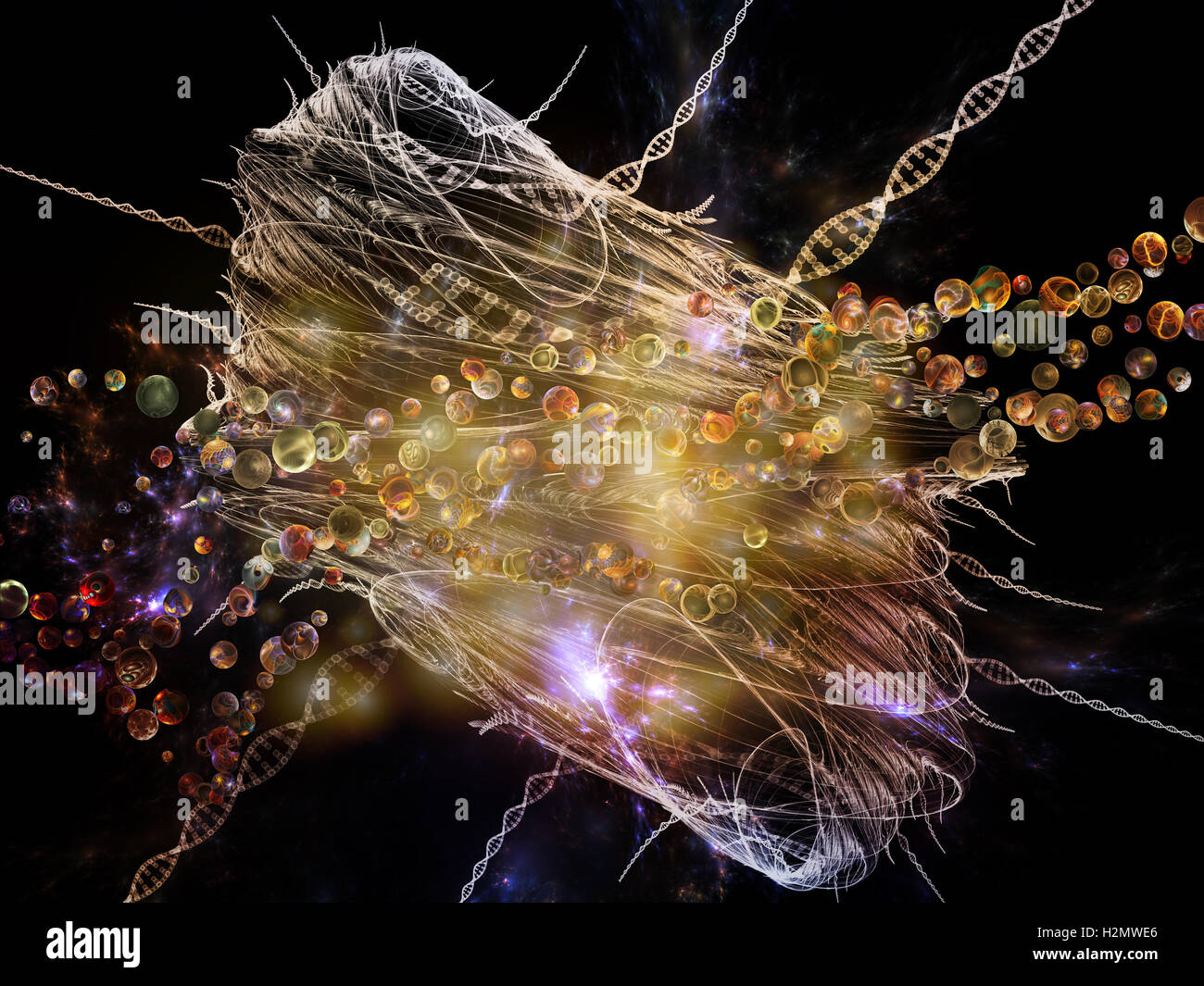 Dance of Microcosm Stock Photo - Alamy