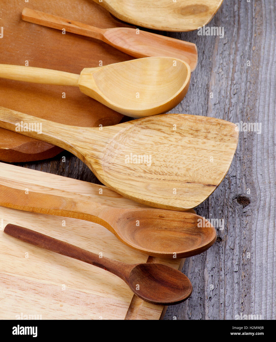 Kitchen Utensils Border Stock Photo - Alamy