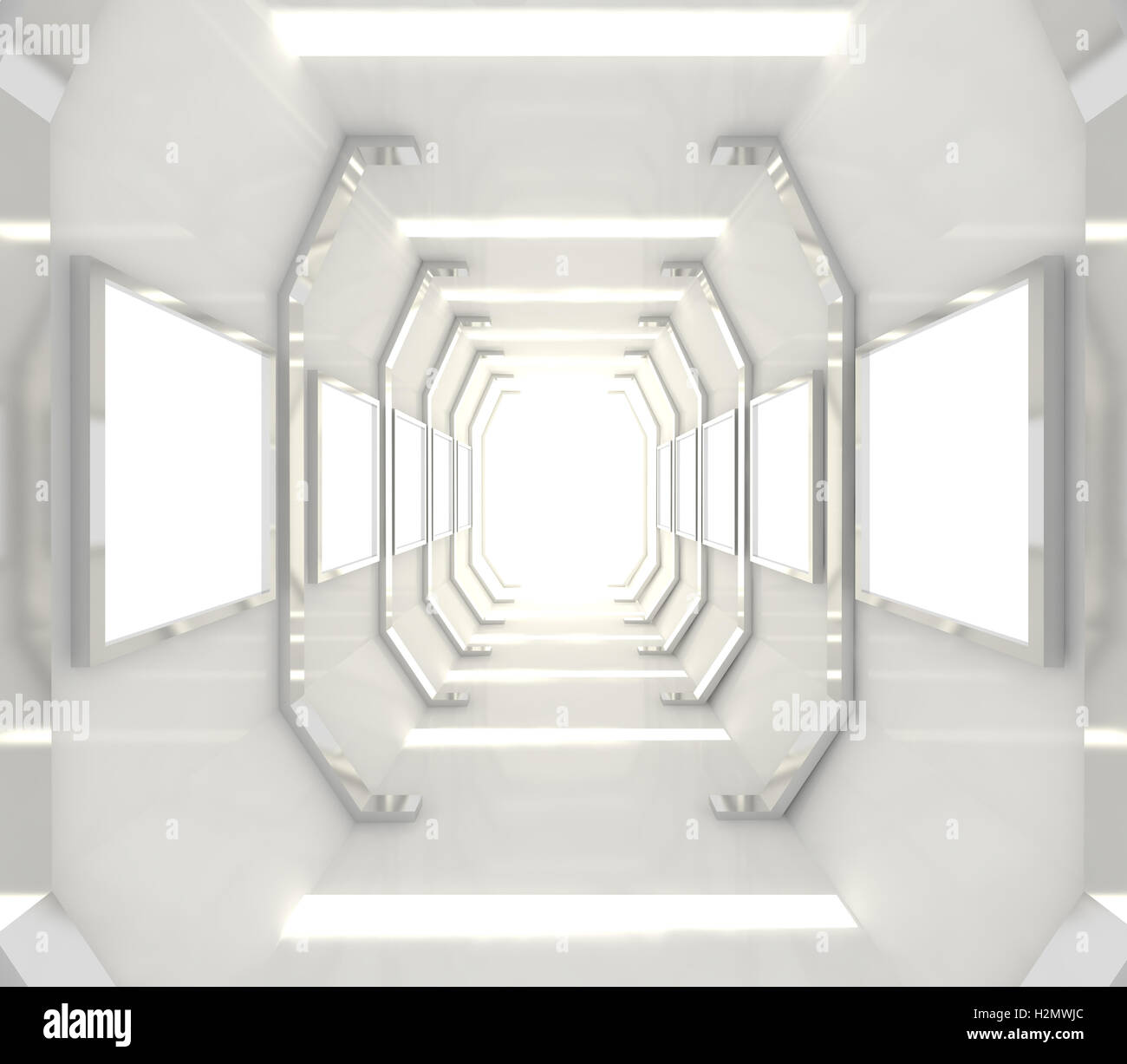 Future White Empty Room Stock Photo - Alamy