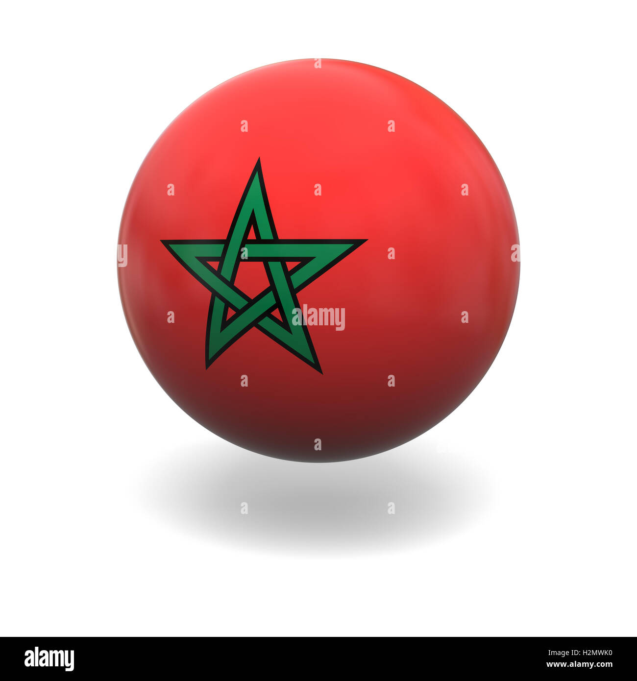 Moroccan 3d flag hi-res stock photography and images - Alamy