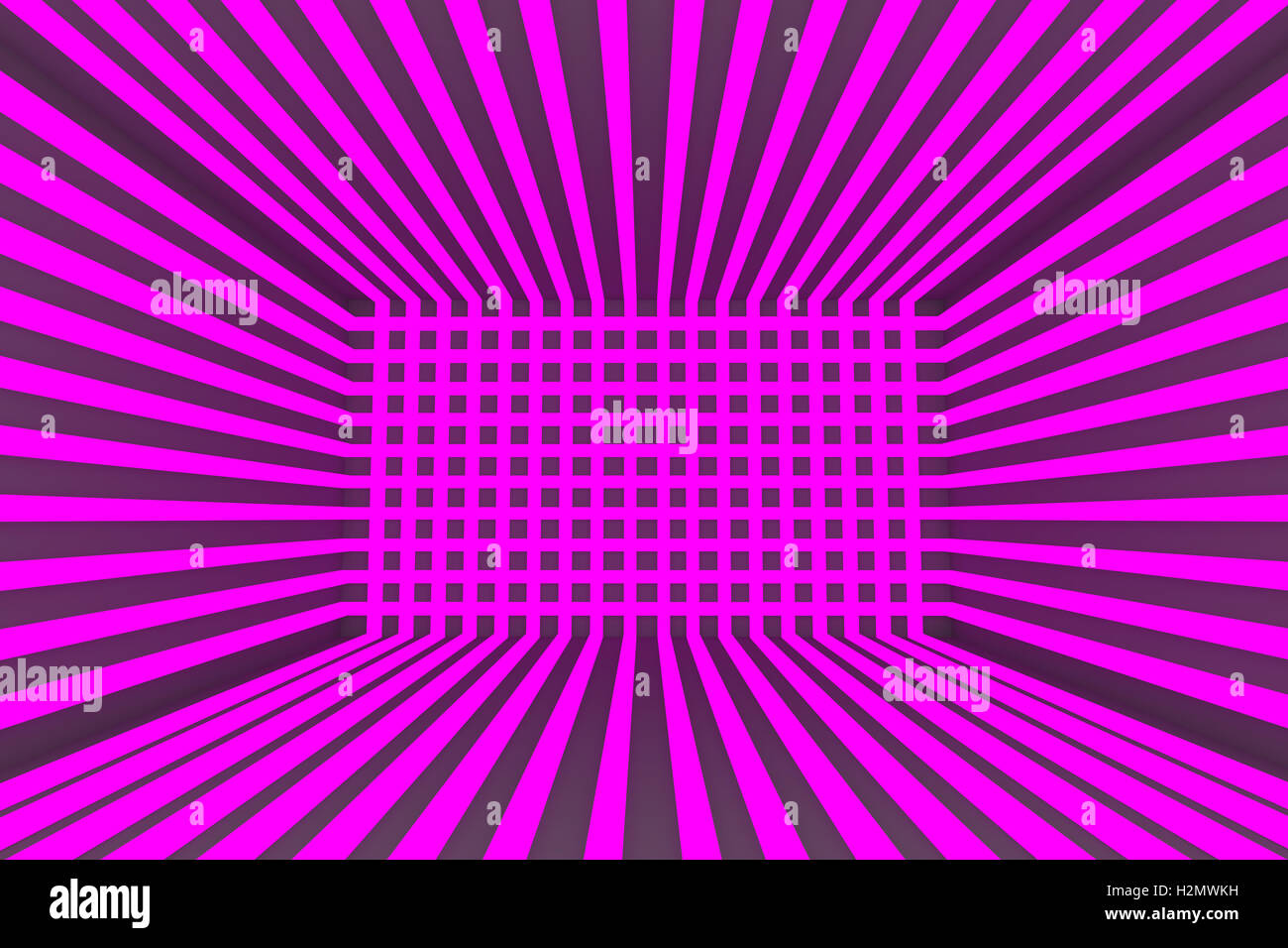 empty room with pink laser Stock Photo - Alamy