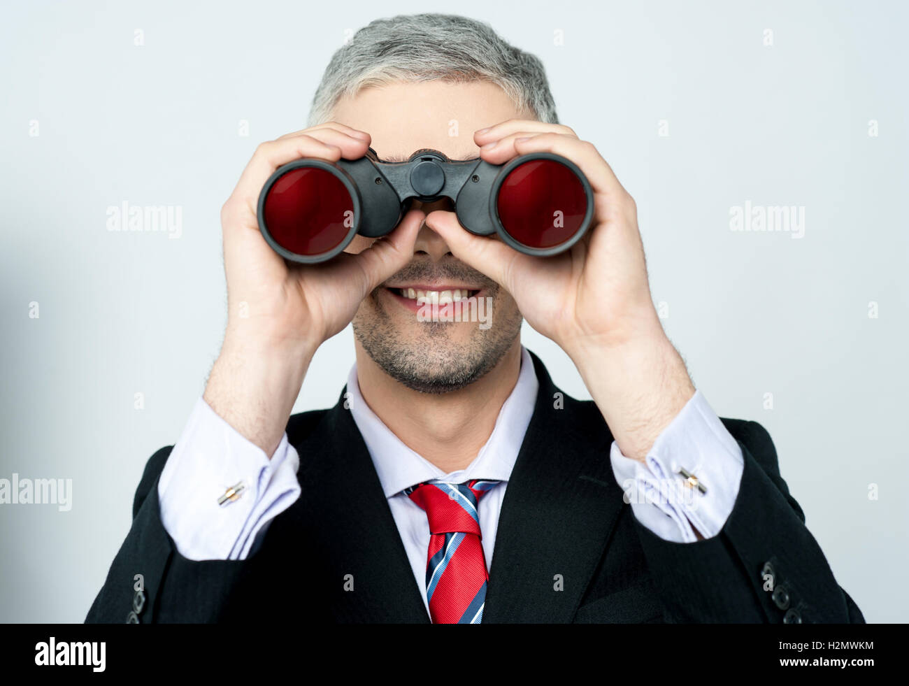 Businessman hunting talents Stock Photo - Alamy