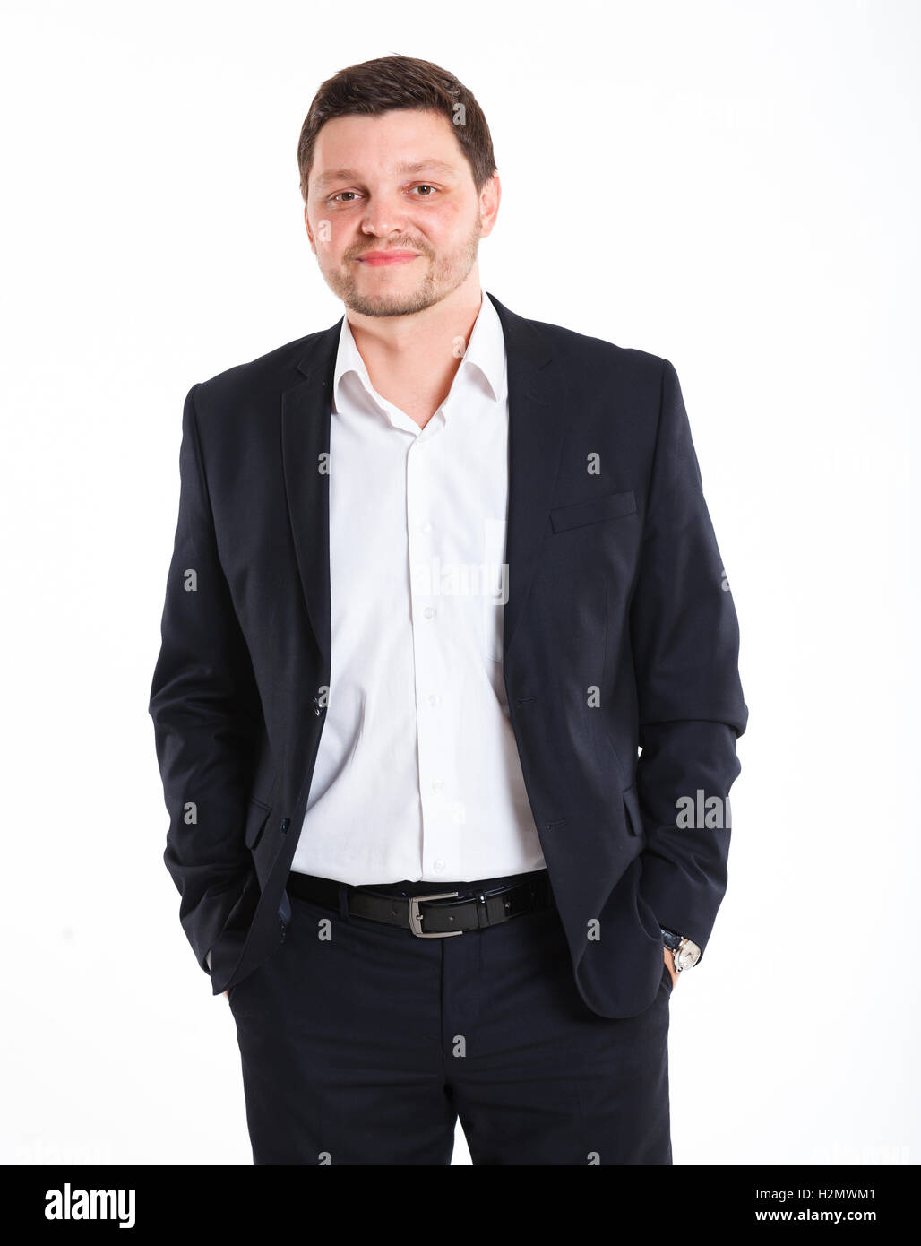 Men in full suit Stock Photo - Alamy