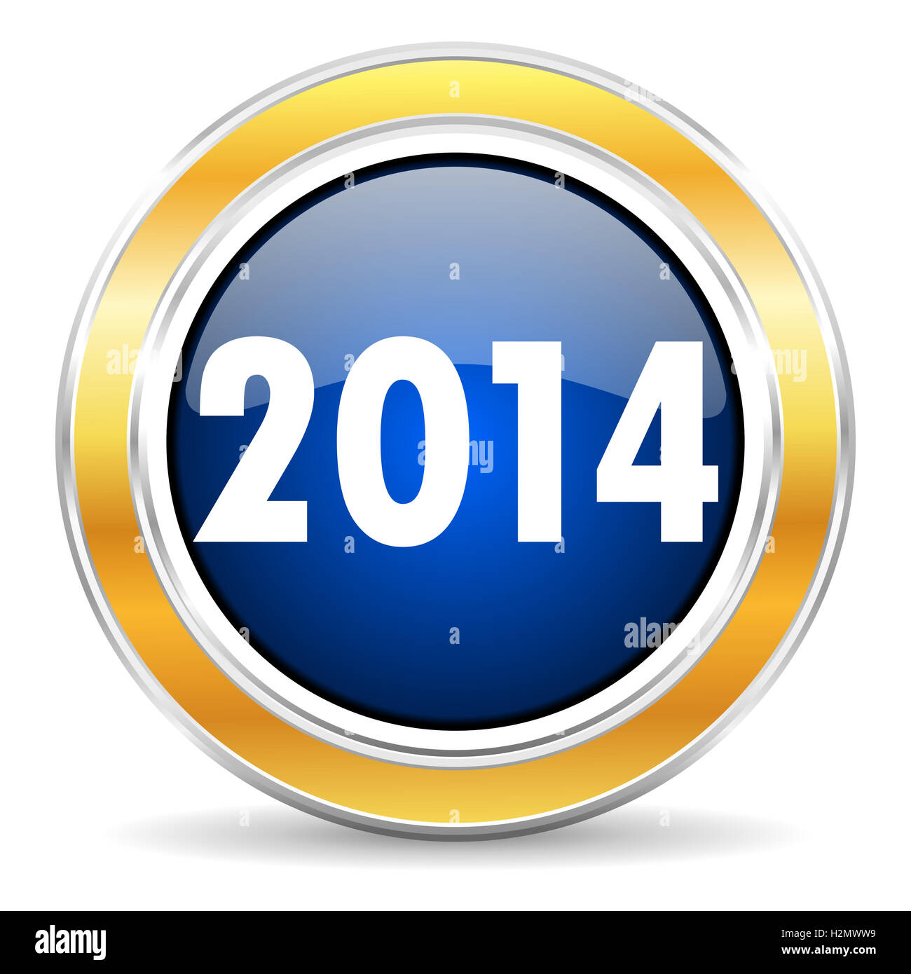 year 2014 icon Stock Photo - Alamy