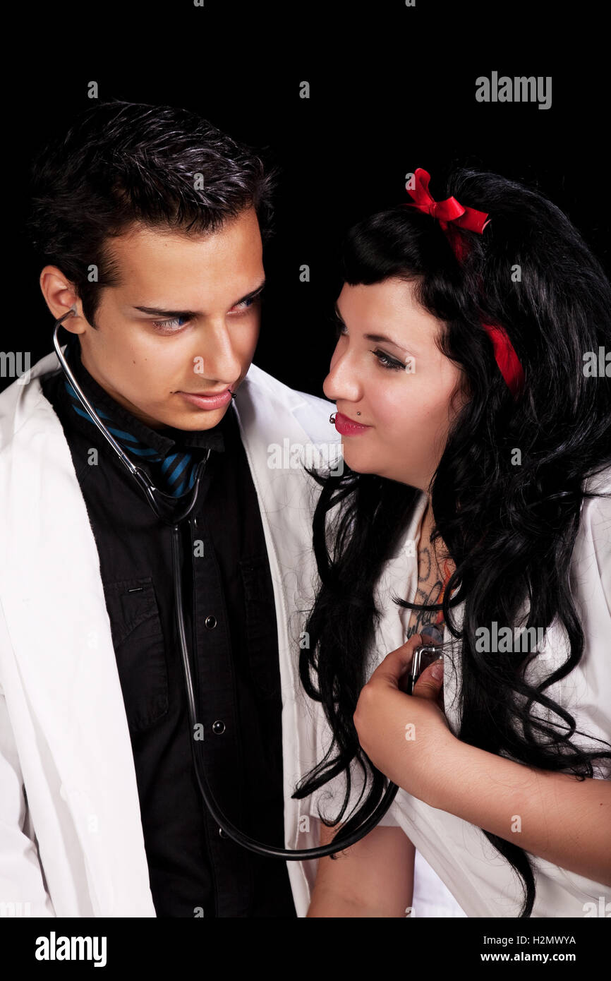 Love in a School Play Stock Photo - Alamy